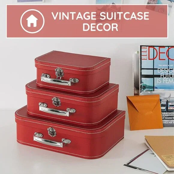 Suitcase Decorative Storage Boxes